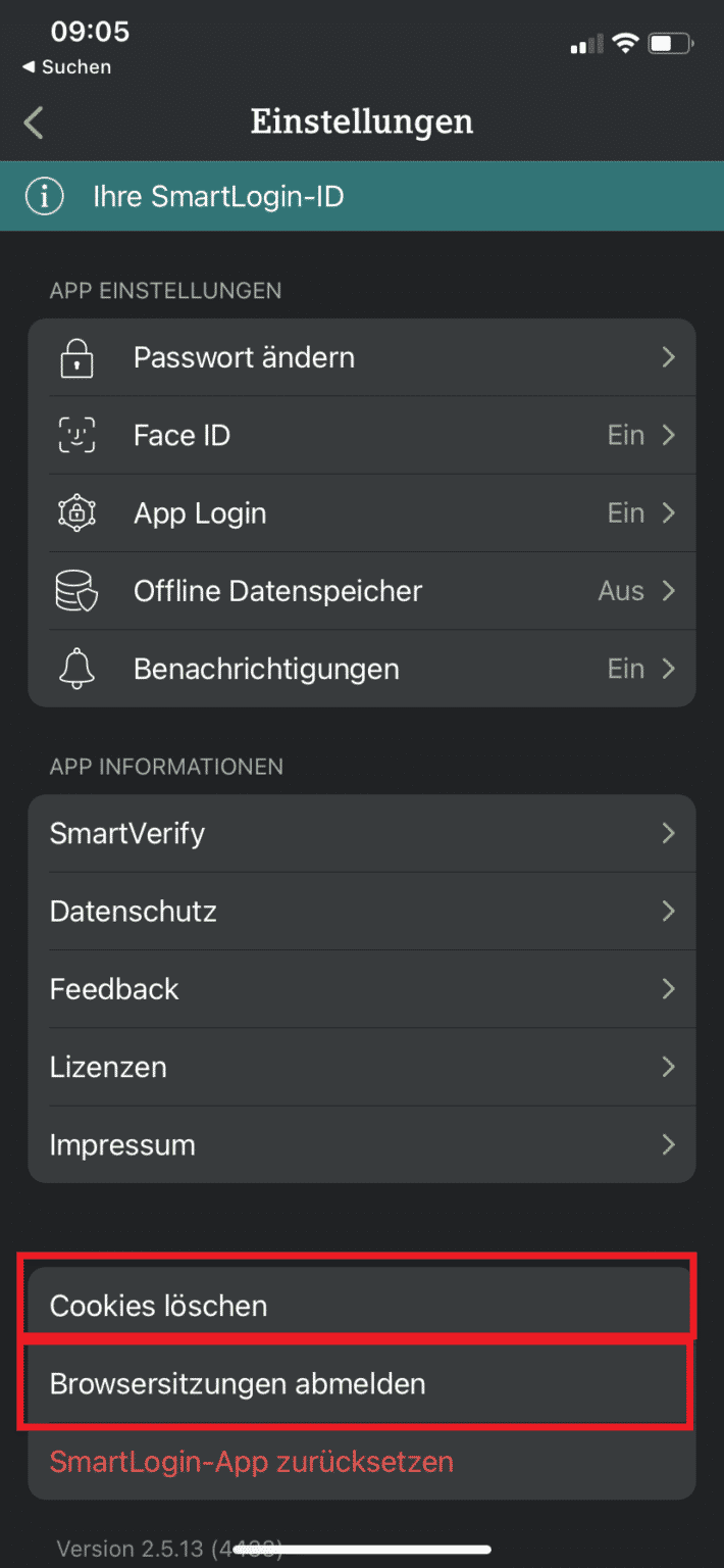 Smartlogin unbekannter Fehler - TaxPal